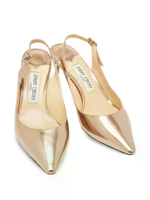 JIMMY CHOO Ray Slingback Pumps - Gold
