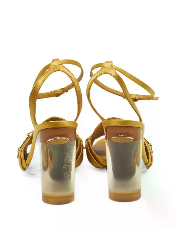 Burberry Bethany Chain-link Heeled Sandals