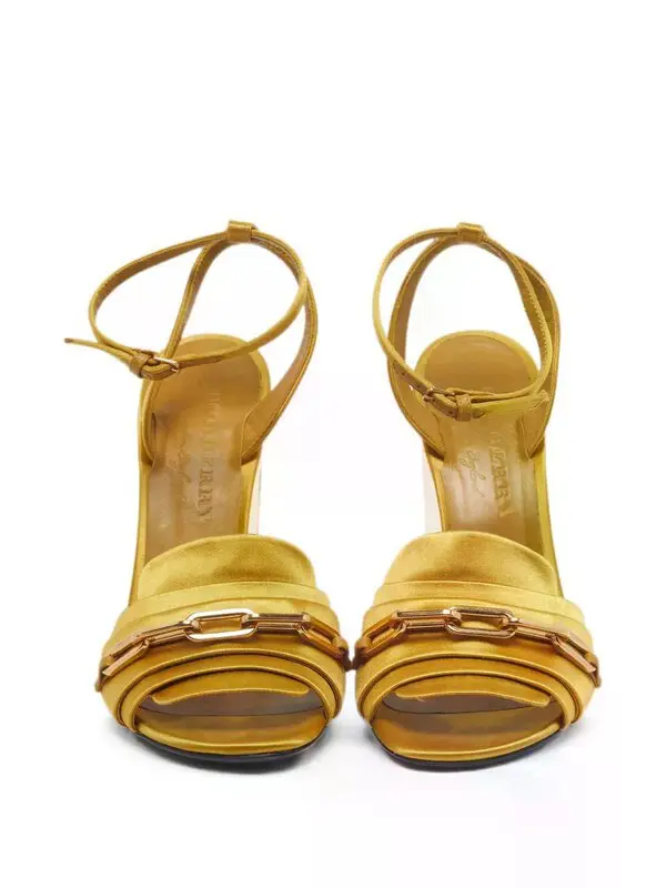 Burberry Bethany Chain-link Heeled Sandals