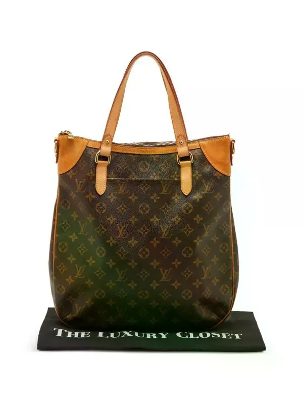 LOUIS VUITTON 2010 Gm Odeon Monogram Tote Bag - Brown