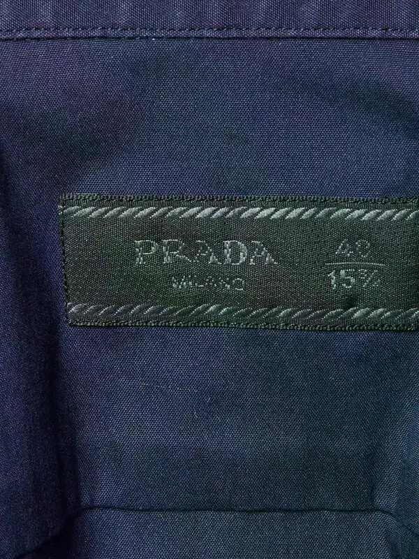 Prada Stretch-poplin Slim-fit Shirt