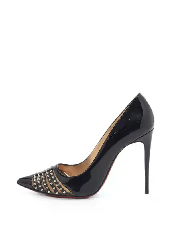CHRISTIAN LOUBOUTIN Studded Patent Leather Pumps
