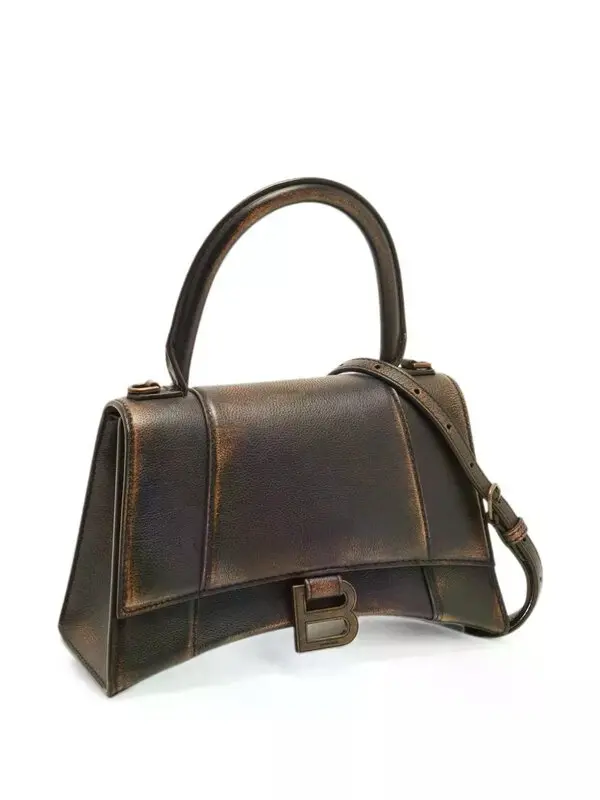 Balenciaga Small Hourglass Top Handle Tote Bag