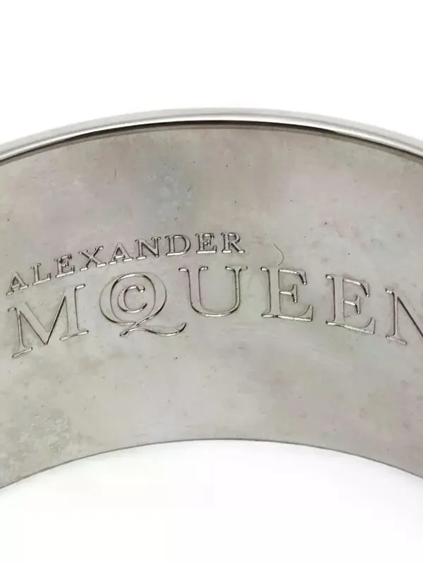 Alexander McQueen Tone Skull Motif Bangle Bracelet