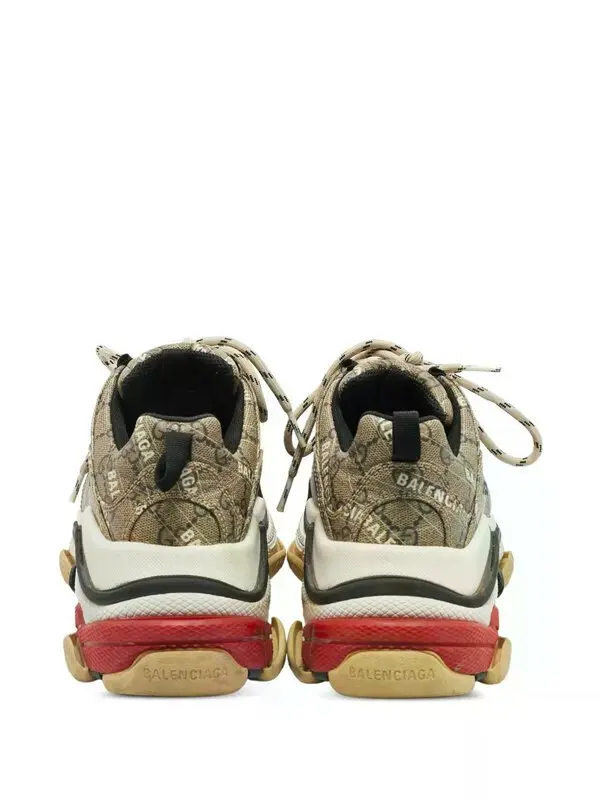 Gucci X Balenciaga Triple S Lace-up Sneakers