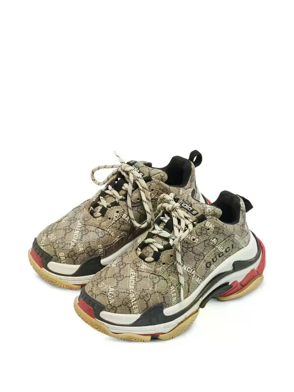 Gucci X Balenciaga Triple S Lace-up Sneakers