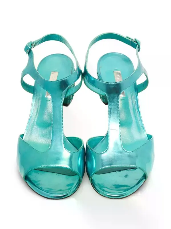 Casadei T-strap Block-heel Sandals