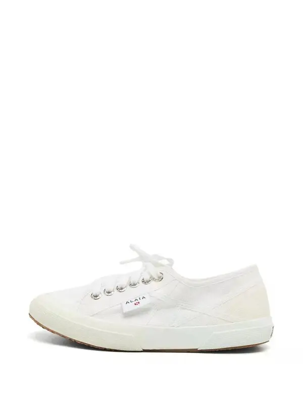 Alaïa Superga Lace-up Canvas Sneakers