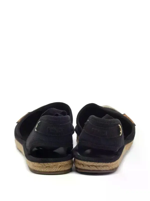 Fendi Embroidered Ff Espadrilles