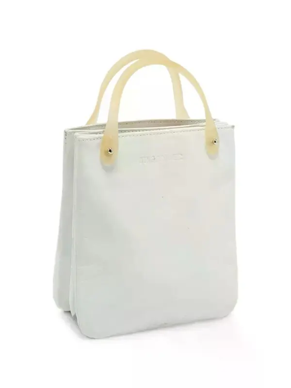 JIL SANDER Mini Rubber-handle Tote Bag