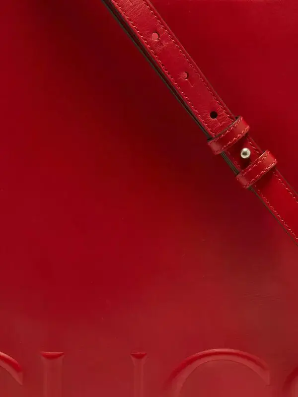 Gucci Logo Embossed Tote Bag