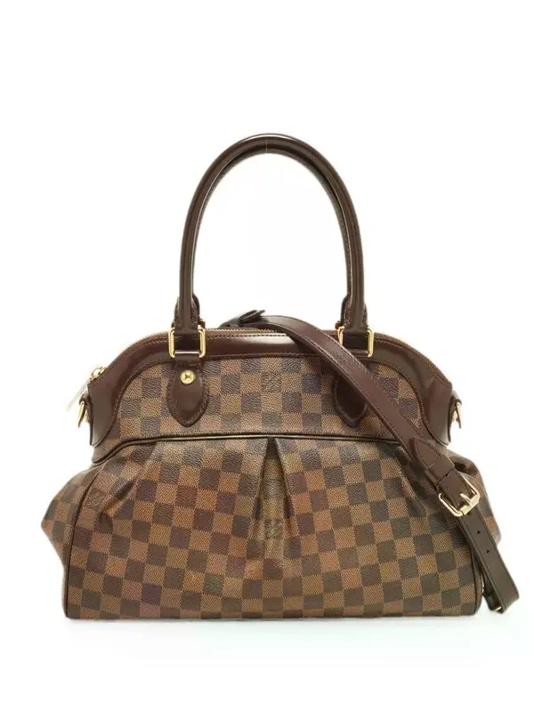 LOUIS VUITTON 2006 Small Trevi Pm Damier Ebene Handbag