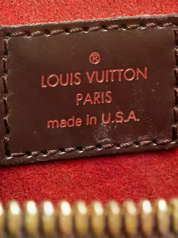 LOUIS VUITTON 2006 Small Trevi Pm Damier Ebene Handbag