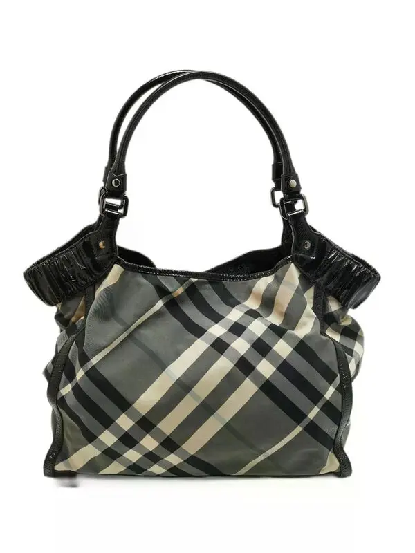 Burberry Beat Check Tote Bag