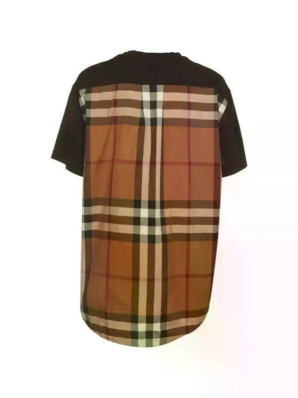 Burberry Carrick Check-panel T-shirt