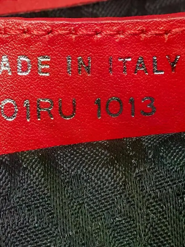 Dior 2003 Saddle Rasta Mania Shoulder Bag - Red
