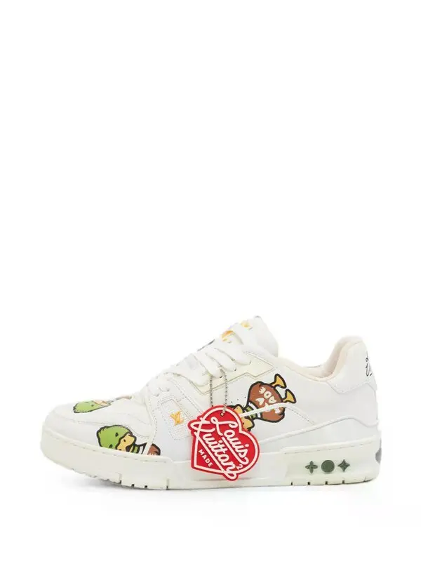 LOUIS VUITTON X Nigo Low Top Sneakers - White