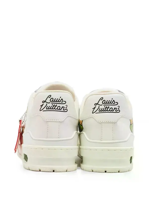 LOUIS VUITTON X Nigo Low Top Sneakers - White