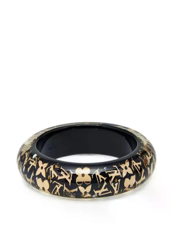 LOUIS VUITTON Monogram Inclusion Crystal-embellished Bracelet