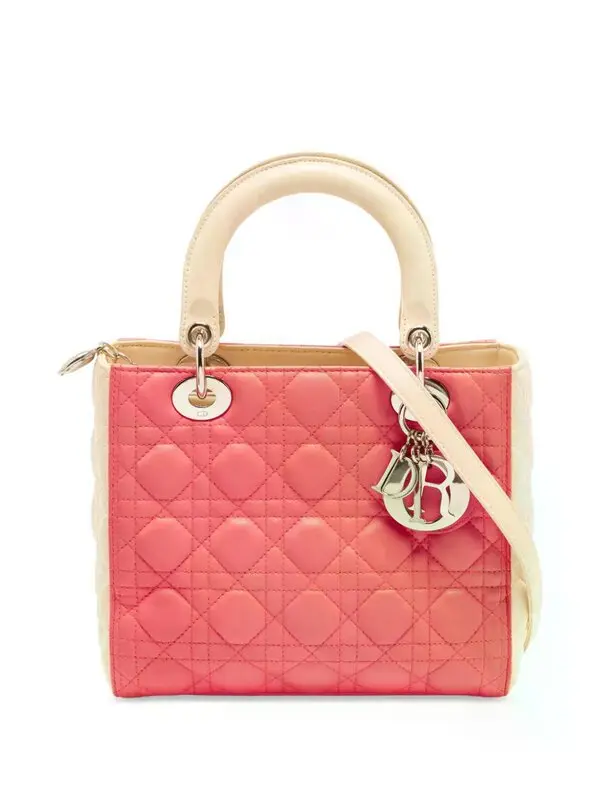 Dior Lady Tote Bag - Pink