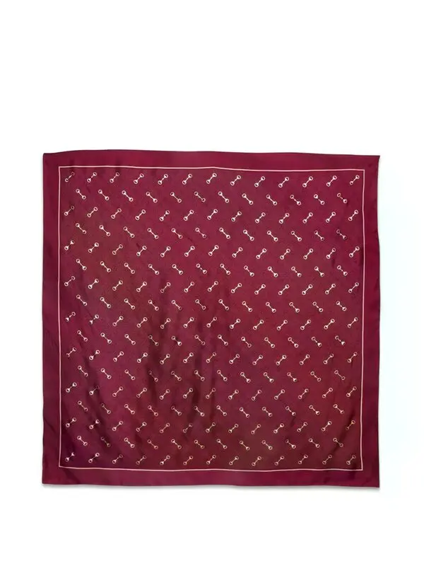 Gucci Gg Horsebit Monogram Scarf