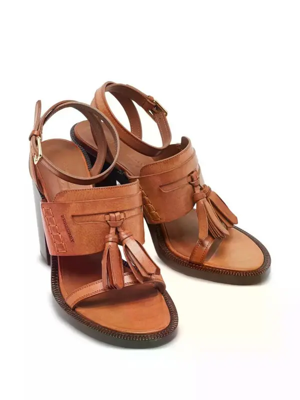 Burberry Bethany Sandals With Buckle-fastening Ankle Strap
