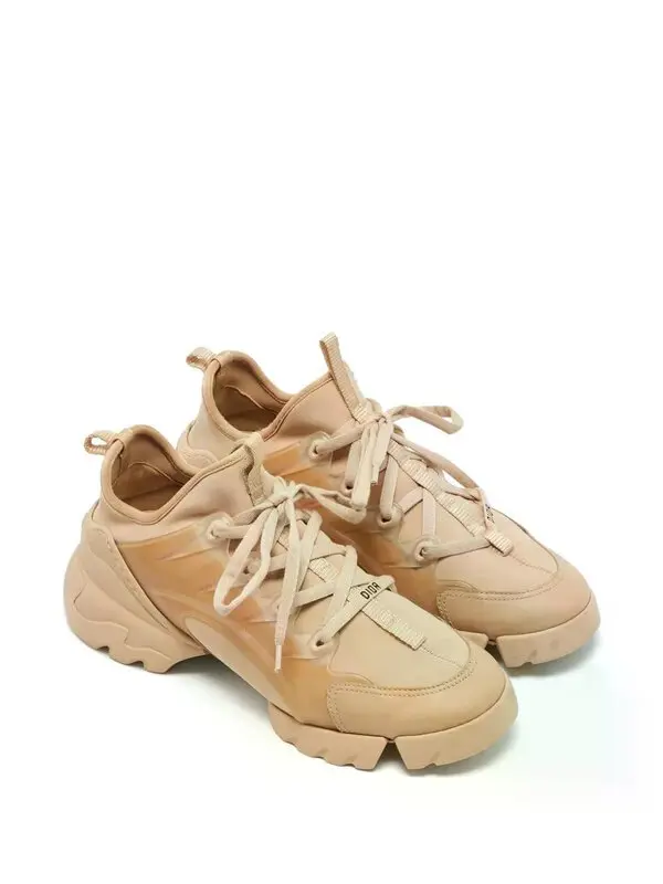 Dior D-connect Lace-up Sneakers - Neutrals