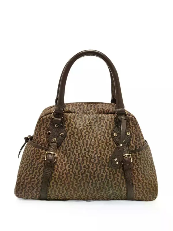 AIGNER Monogram Tote Bag