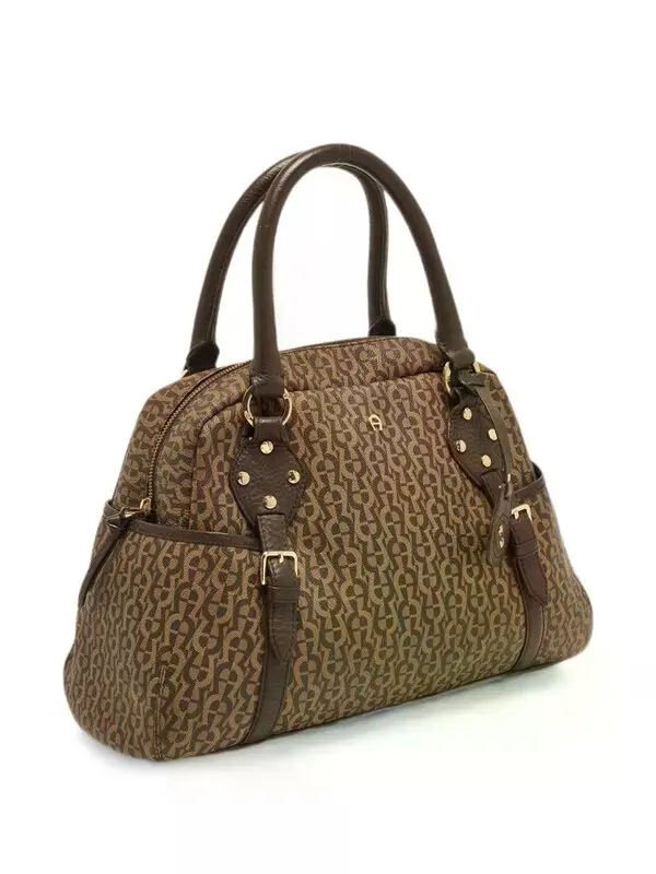 AIGNER Monogram Tote Bag
