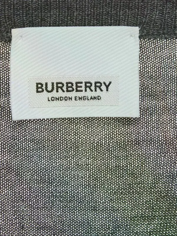 Burberry Monogram-printed Scarf-panel Cardigan