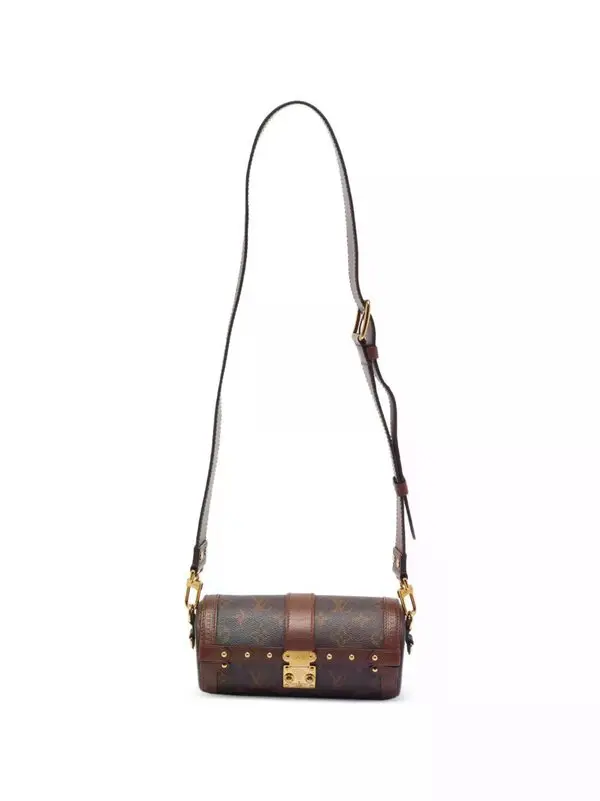 LOUIS VUITTON Papillon Trunk Monogram Canvas Shoulder Bag - Brown