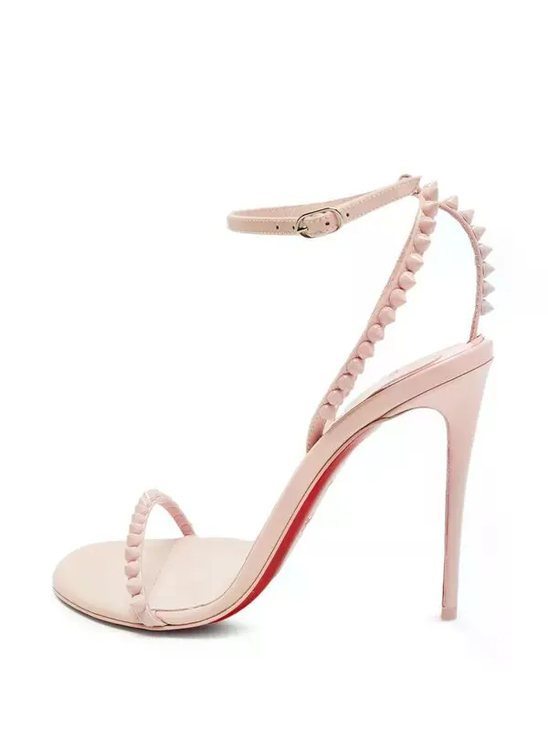 CHRISTIAN LOUBOUTIN Studded Ankle Strap Sandals - Pink