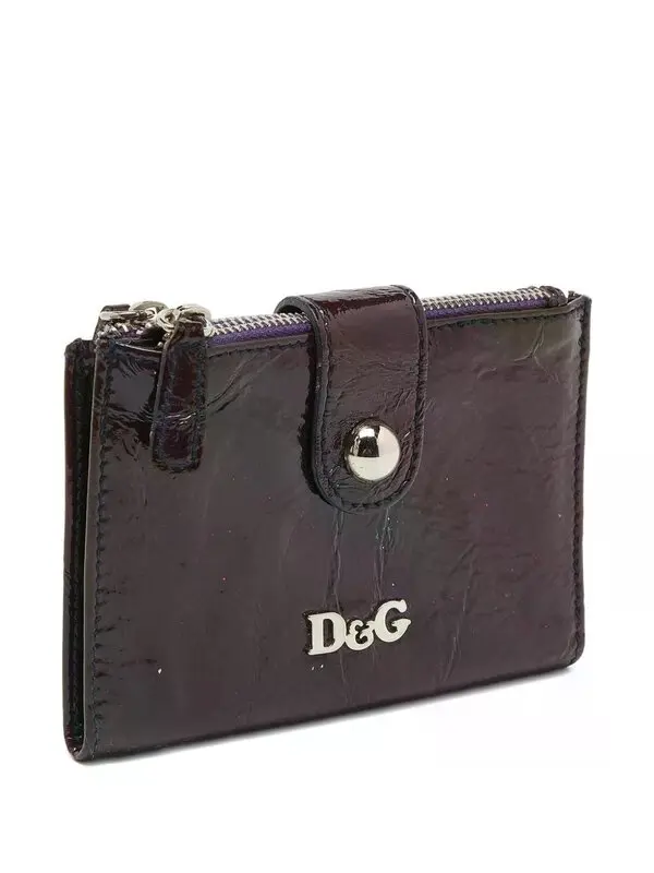 Dolce & Gabbana Patent Leather Bifold Wallet