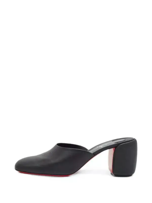CHRISTIAN LOUBOUTIN Block-heel Mules - Black