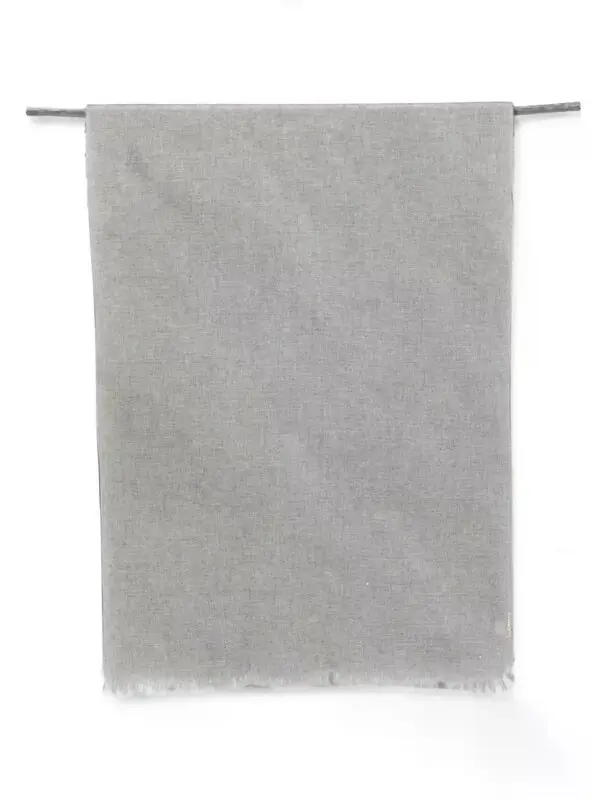 D'ANIELLO Sequin-embellished Frayed Scarf