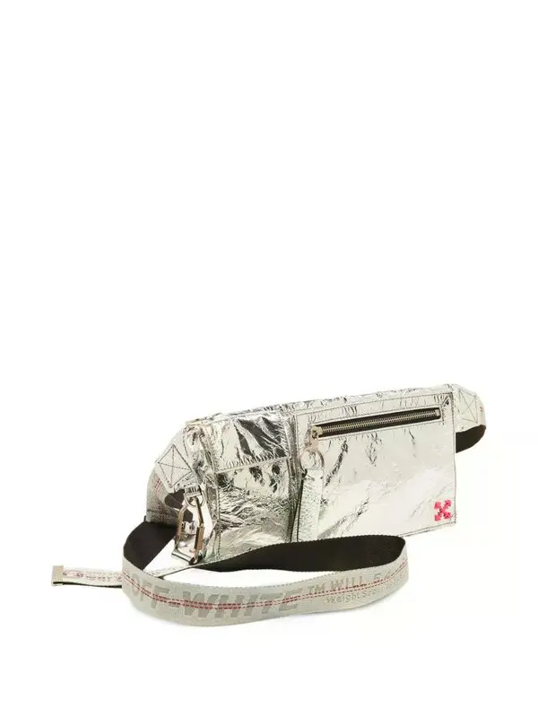 Off-White Crinkle Leather Belt Bag