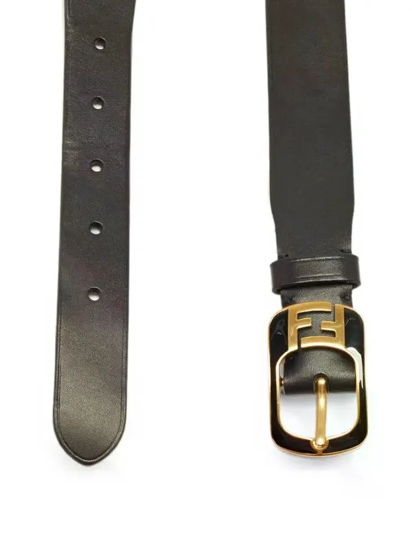Fendi Ff Logo Buckle Belt