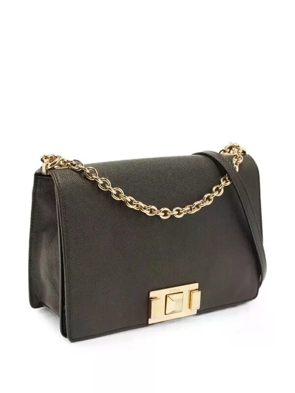 Furla Mimi Turn-lock Shoulder Bag - Black