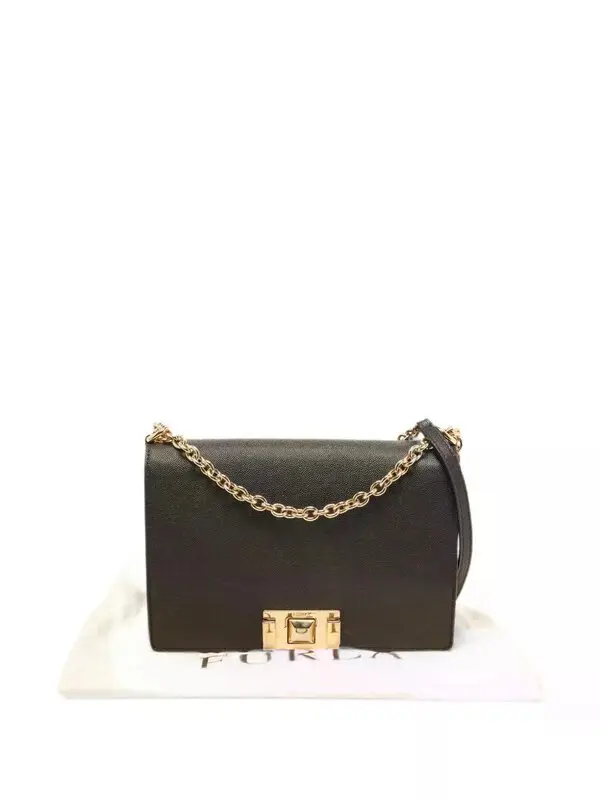 Furla Mimi Turn-lock Shoulder Bag - Black