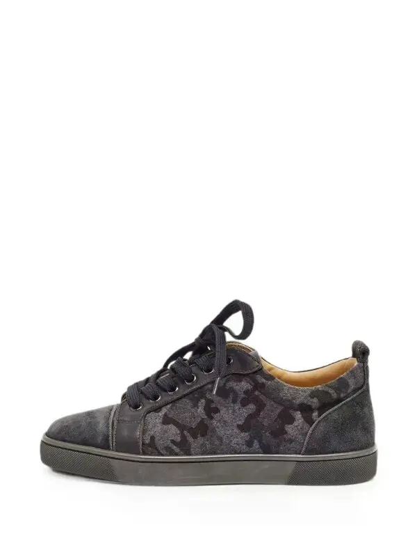 CHRISTIAN LOUBOUTIN Louis Orlato Camouflage Sneakers - Grey