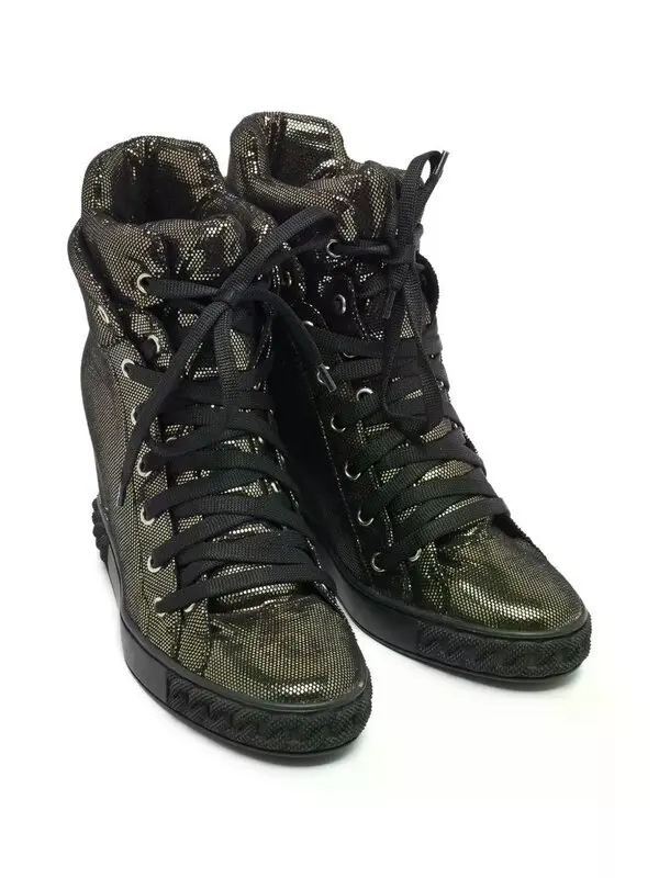Casadei Wedge-heel High-top Sneakers