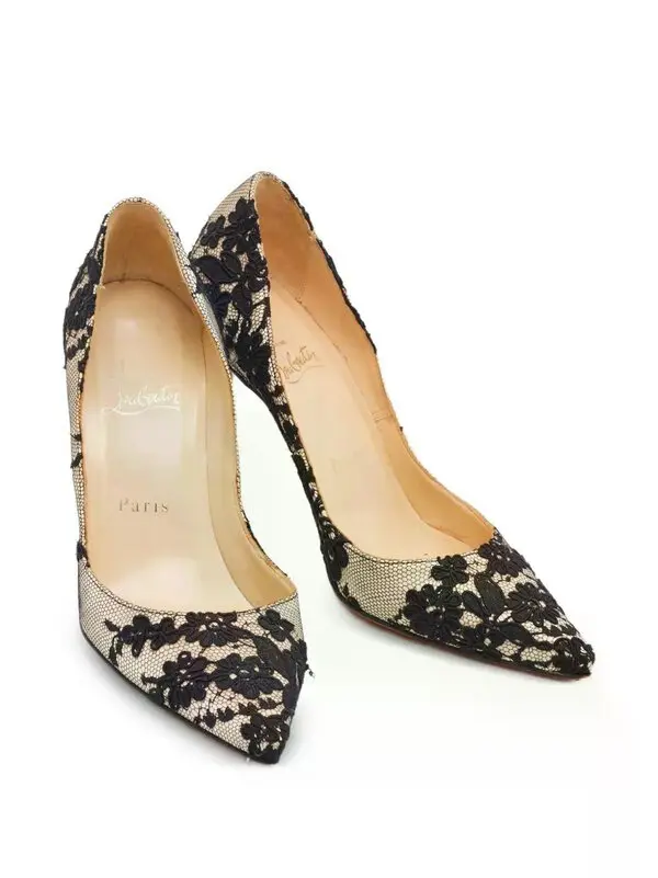 CHRISTIAN LOUBOUTIN Follies Lace Pumps