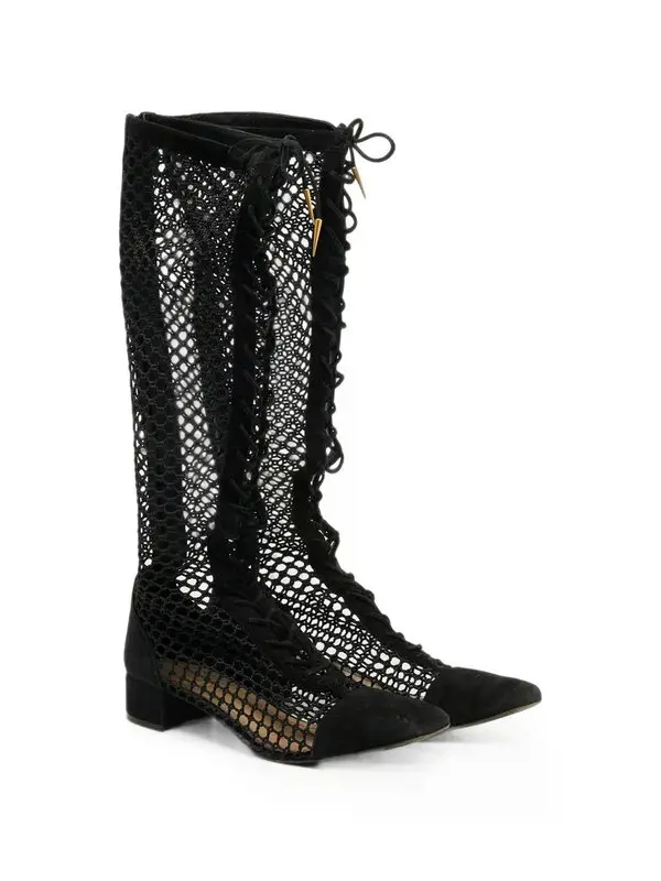 Dior D-naughtily Lace-up Boots
