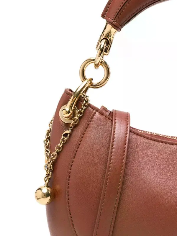 Chloé Small Banana Shoulder Bag In Soft Leather - Brown