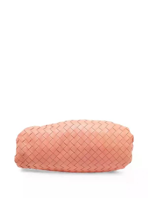 Bottega Veneta The Pouch Intrecciato Clutch Bag - Pink