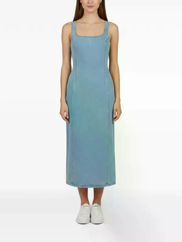 Magda Butrym Sleeveless Slit Midi Dress - Blue