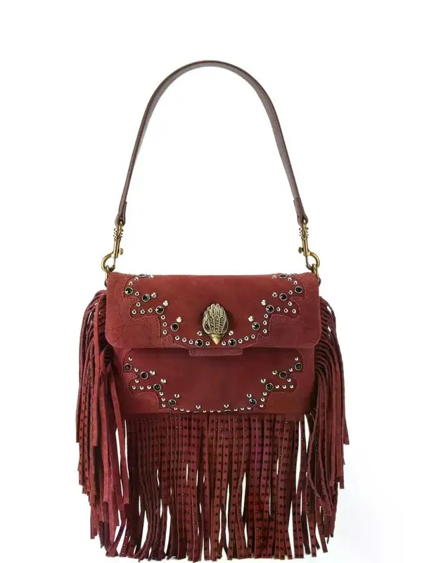 Kurt Geiger Oxford Fringe Shoulder Bag - Red