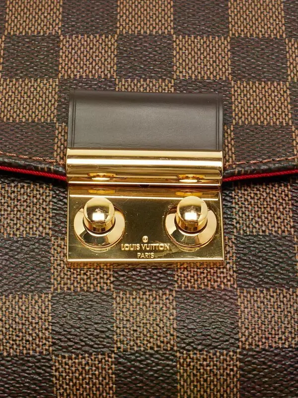 LOUIS VUITTON Croisette Damier Ebene Handbag - Brown