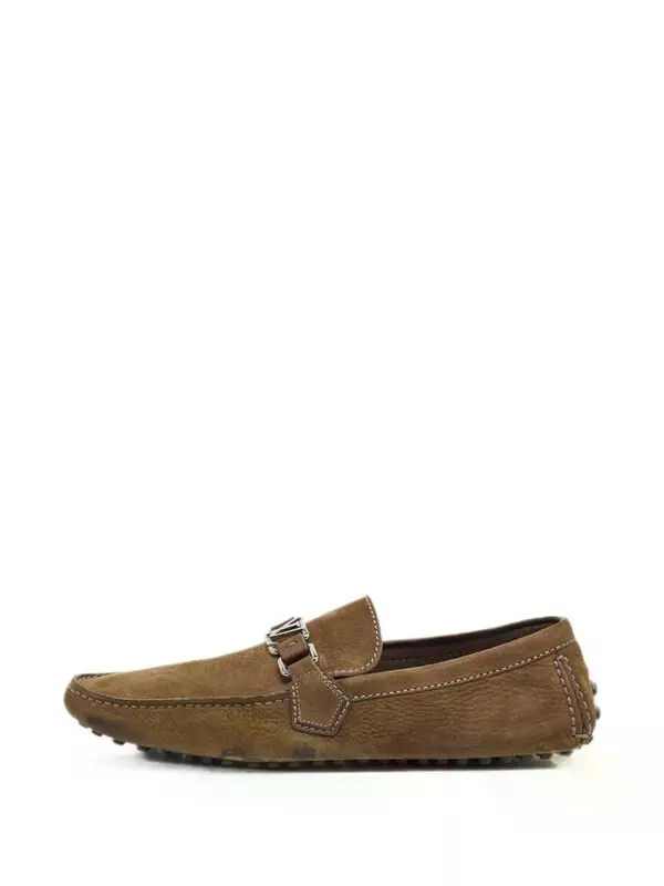 LOUIS VUITTON Hockenheim Suede Loafers