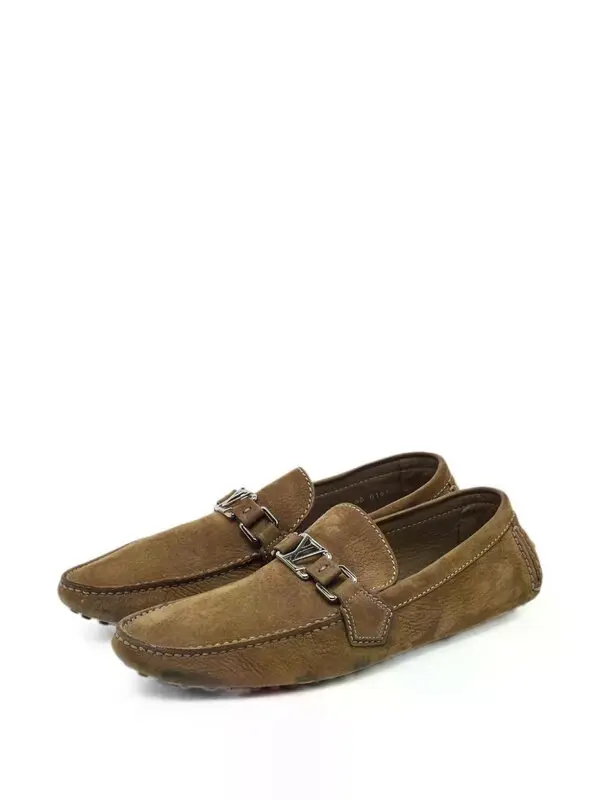 LOUIS VUITTON Hockenheim Suede Loafers